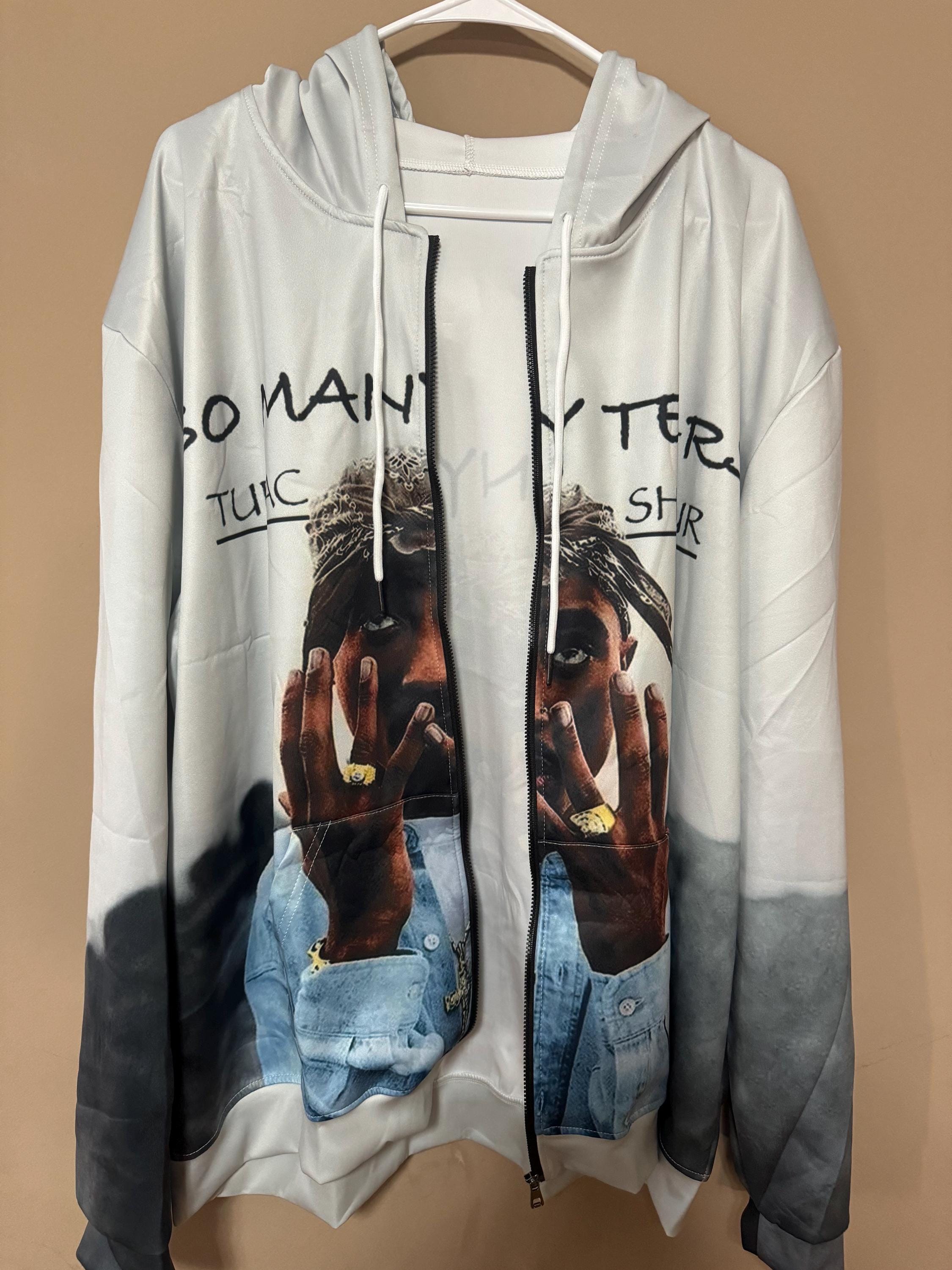 Custom Tupac 2pac Shakur so Many Tears Full Zip 3D Graphic Hoodie - Etsy