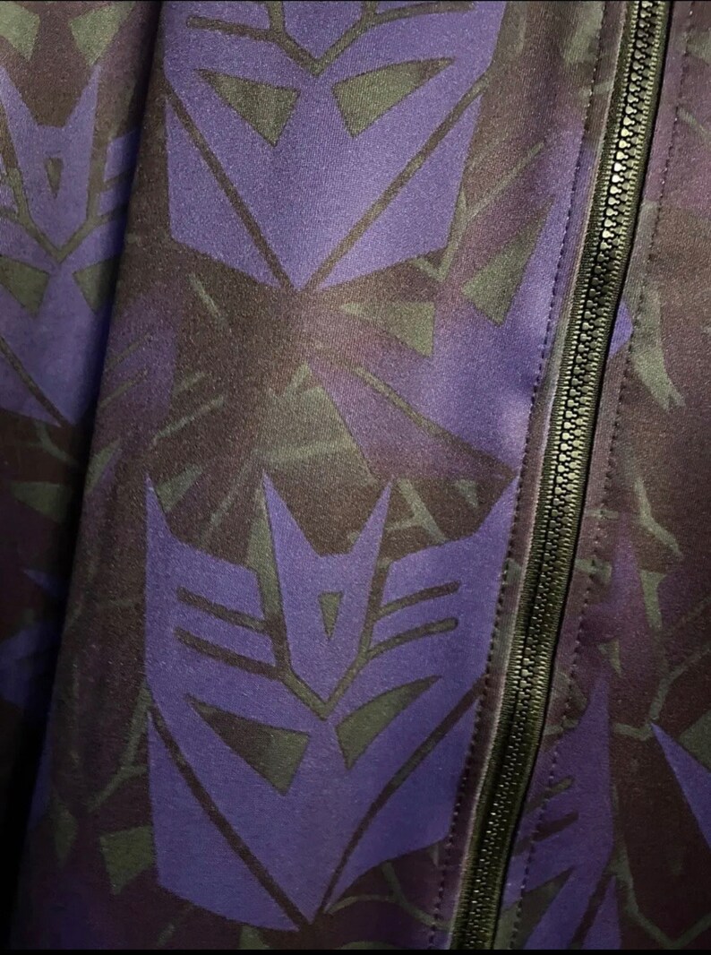 Custom Transformers Decepticons Logo Full Zip 3D Graphic Hoodie - Etsy