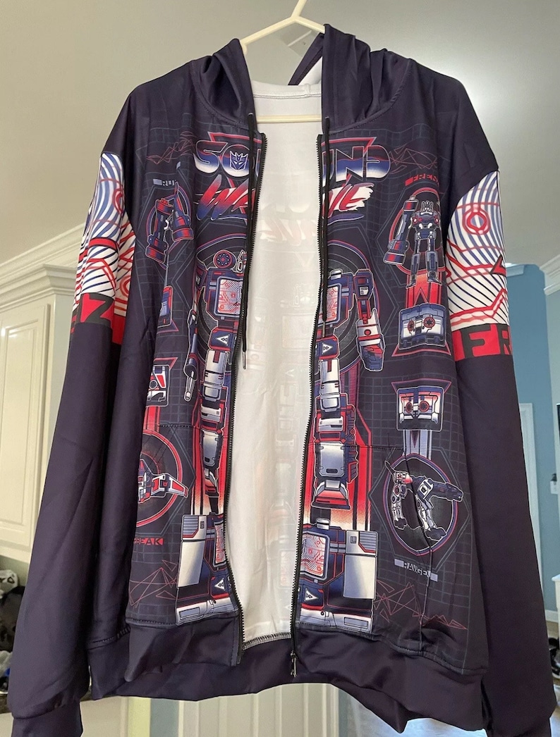 Custom Transformers Decepticons Soundwave Full Zip 3D Graphic Hoodie - Etsy