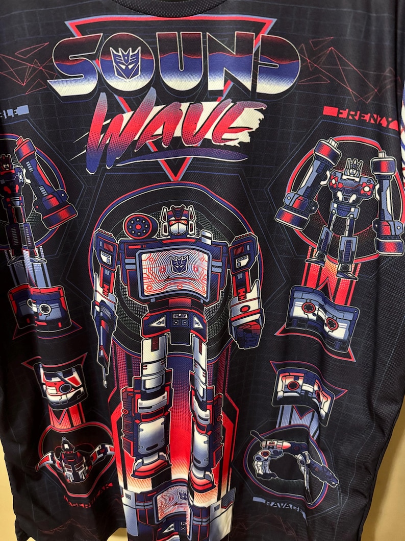 Custom Soundwave Transformers 3D Graphic Print Shirt 2xl - Etsy