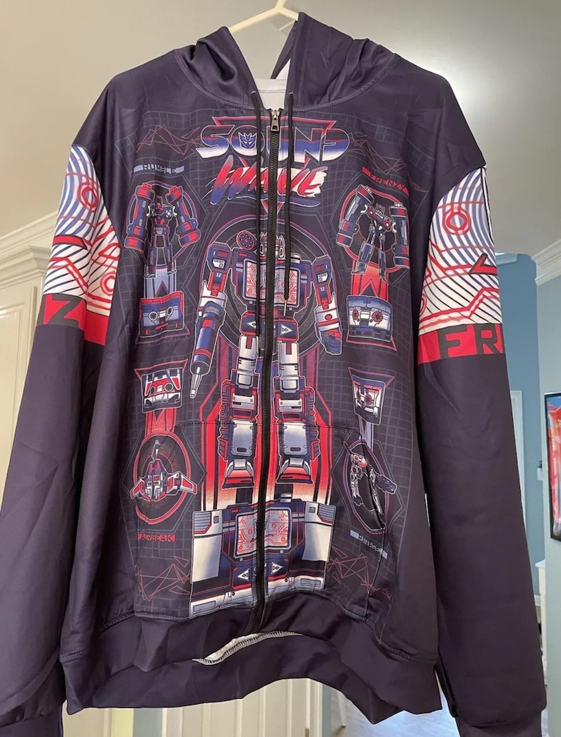Custom Transformers Decepticons Soundwave Full Zip 3D Graphic Hoodie - Etsy