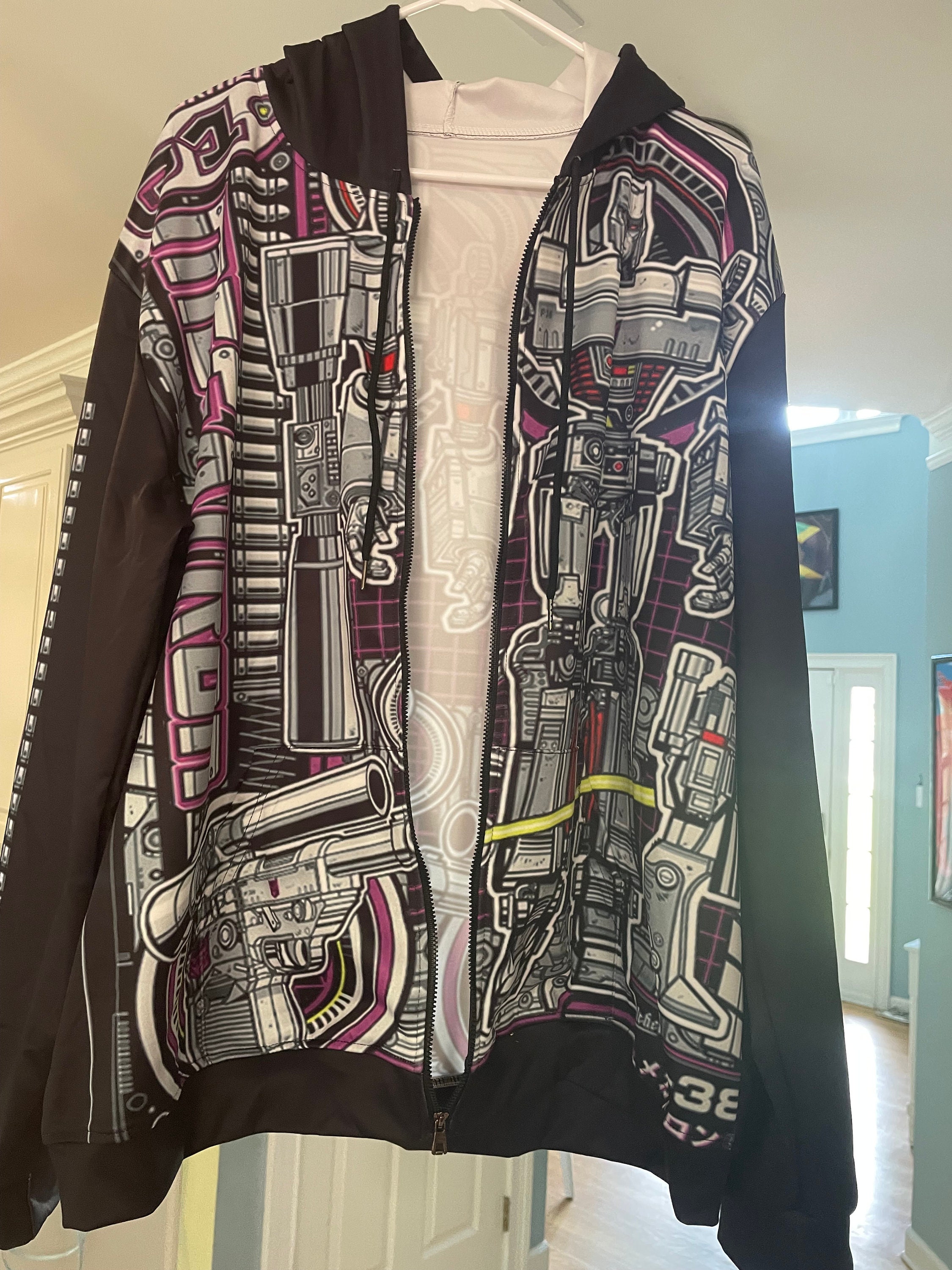 Custom Transformers Decepticons Megatron Full Zip 3D Graphic Hoodie - Etsy