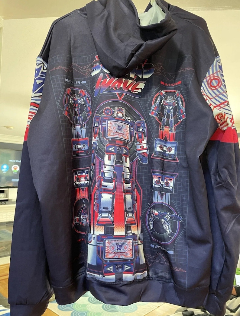 Custom Transformers Decepticons Soundwave Full Zip 3D Graphic Hoodie - Etsy