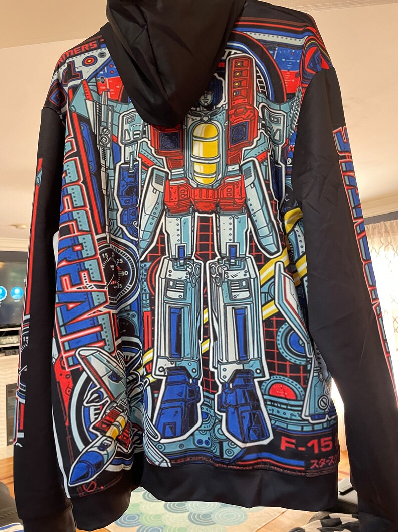 Custom Transformers Decepticons Starscream Full Zip 3D Graphic - Etsy