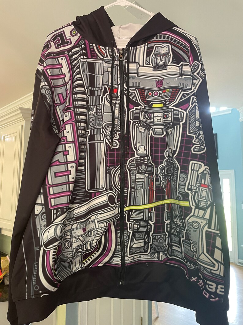 Custom Transformers Decepticons Megatron Full Zip 3D Graphic Hoodie - Etsy