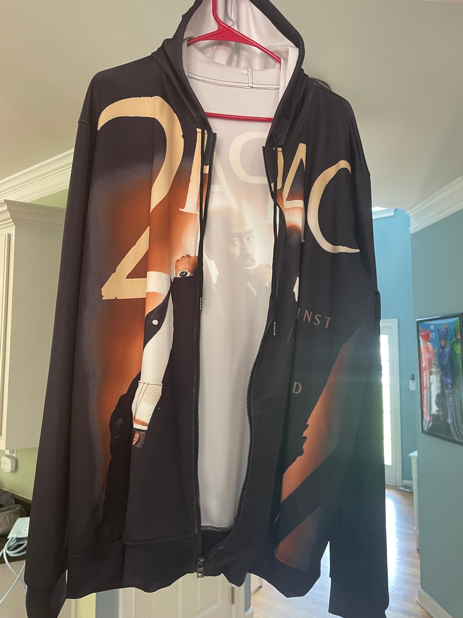 Custom Tupac 2pac Shakur Me Against the World Full Zip 3D Graphic ...