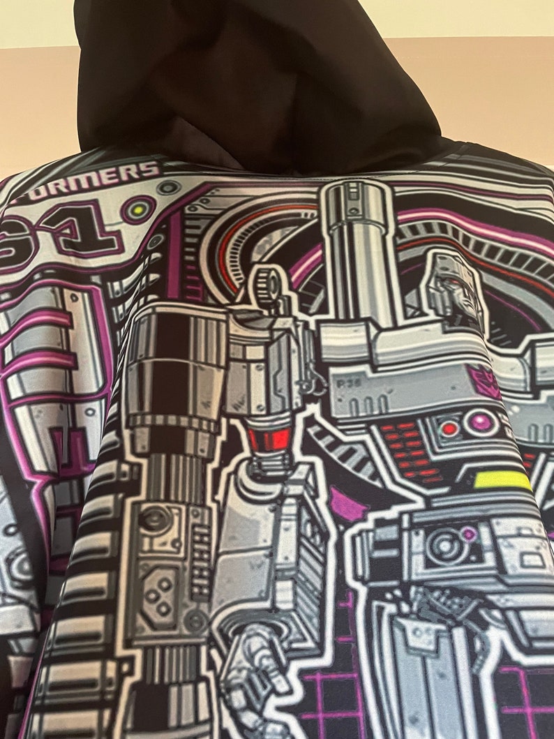 Custom Transformers Decepticons Megatron Full Zip 3D Graphic Hoodie - Etsy