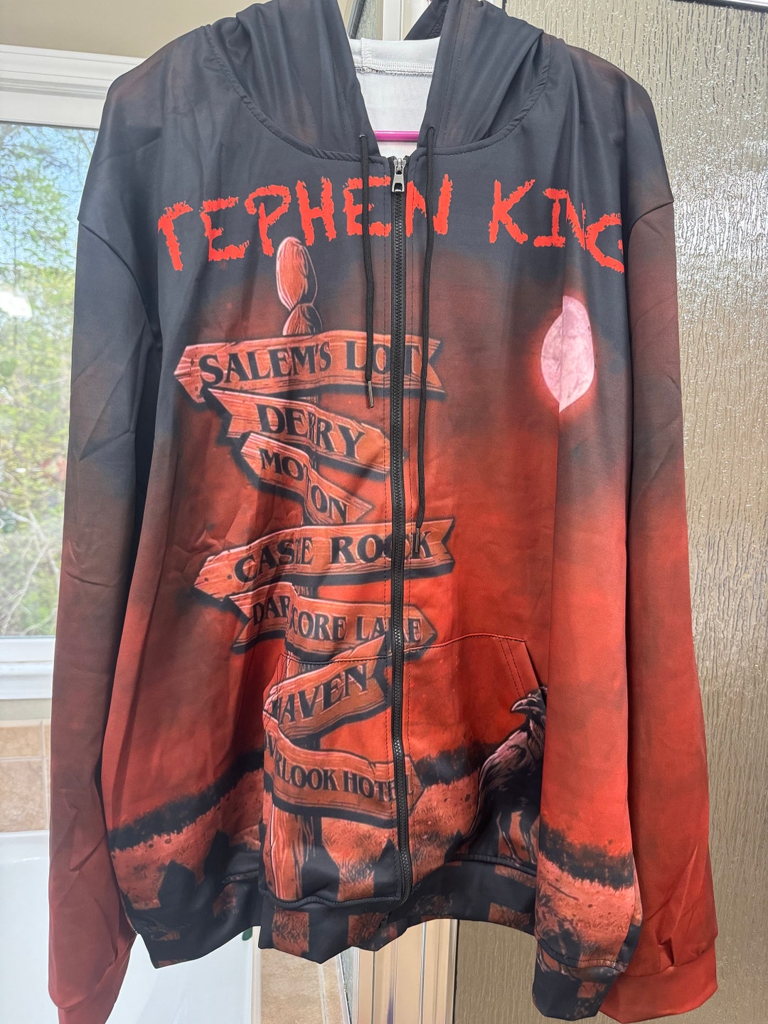 Custom Stephen King Map Fullzip 3D Graphic Hoodie - Etsy