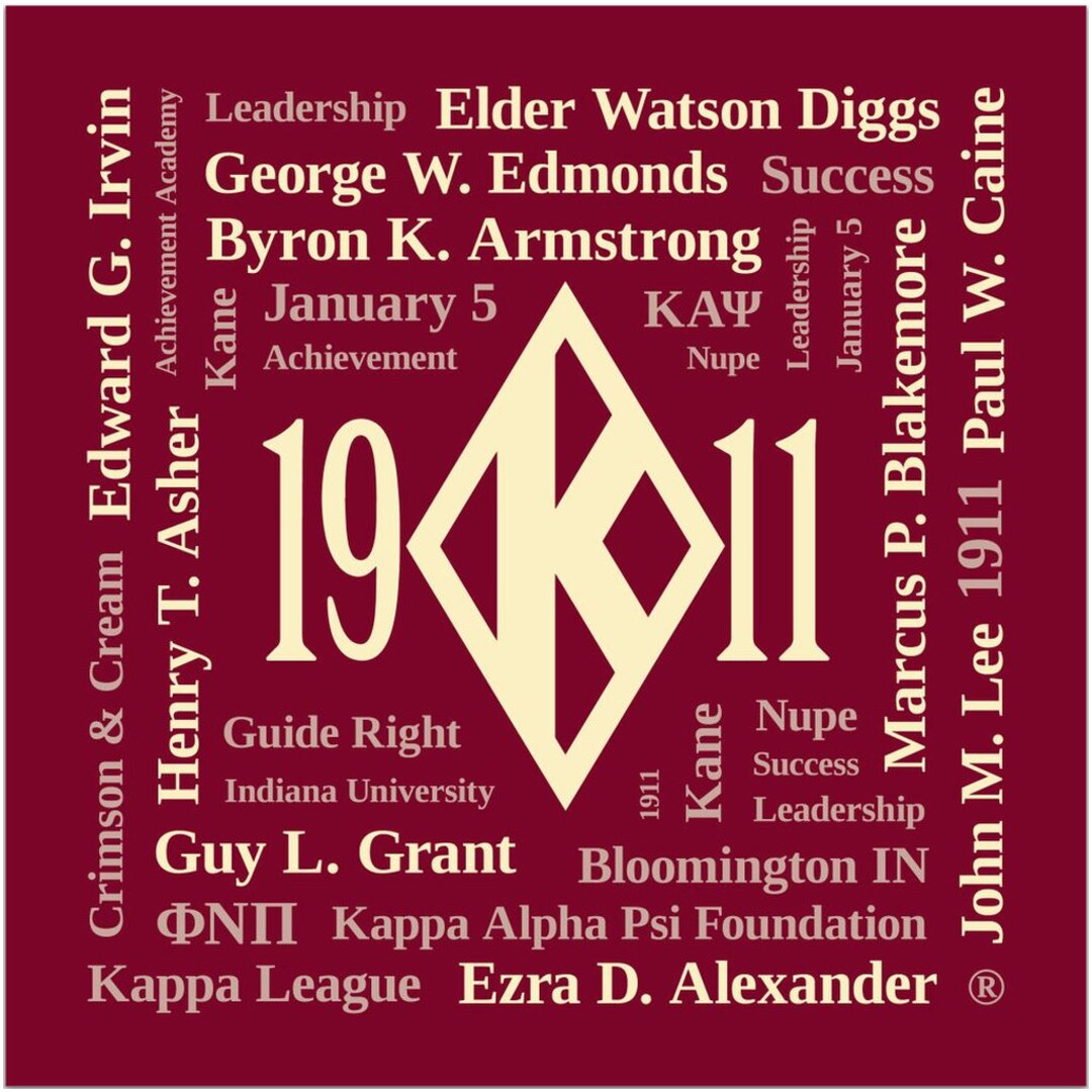 Kappa Alpha Psi Founders 12 X 12 Poster - Etsy