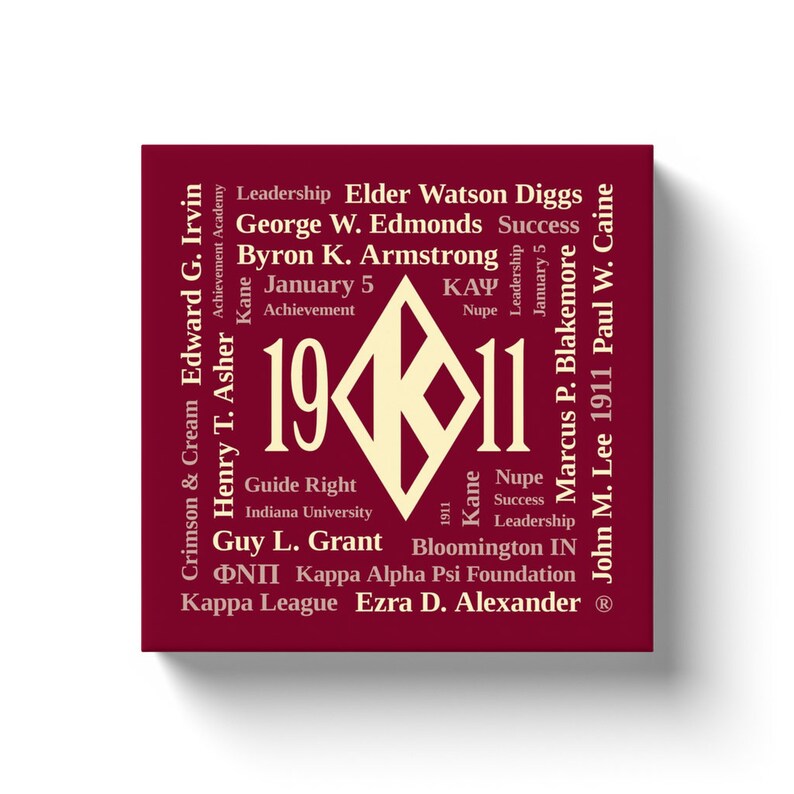 Kappa Alpha Psi Founders Wrap Canvas - Etsy