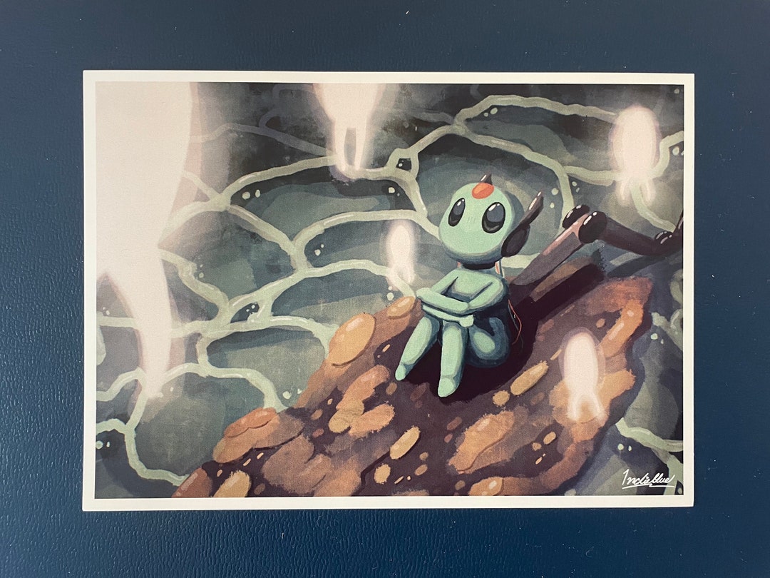 Rain World Five Pebbles/looks to the Moon Art Print - Etsy