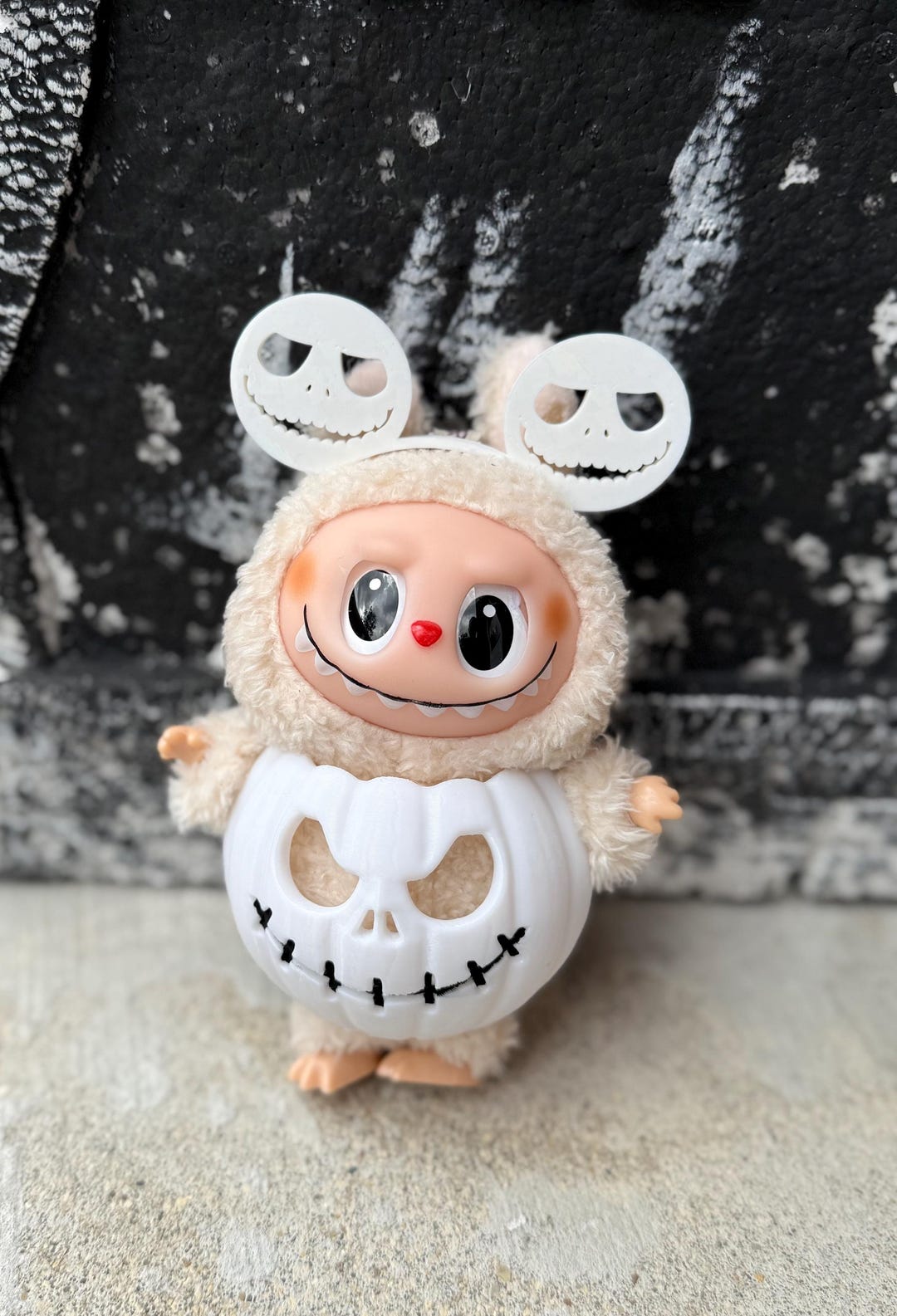 Labubu Jack Pumpkin Outfit and Jack Headband | Halloween Labubu Clothes ...