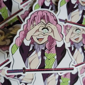 Demon Character Heart anime Sticker Demon Die Cut Laptop - Etsy