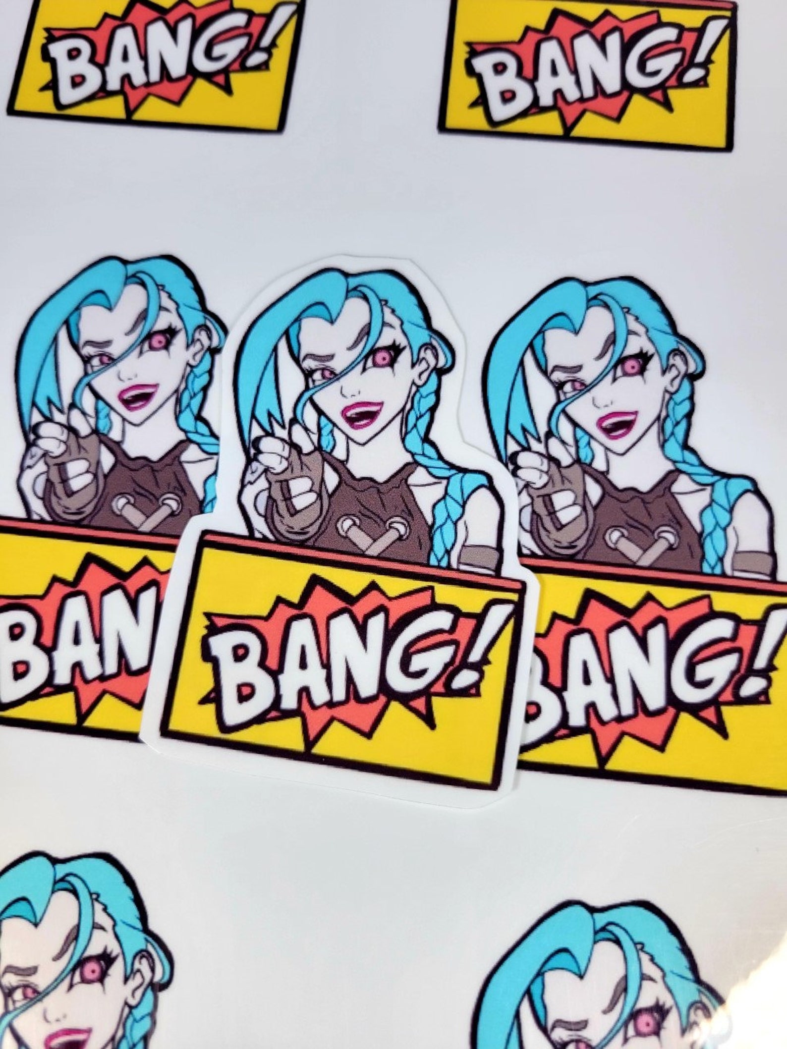 Arcane Jinx Sticker League of Legends Sticker Jinx Sticker | Etsy