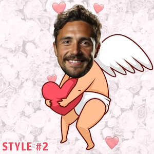 CUSTOM Valentines Day Cupid Banner - Funny Personalised Bunting With ...