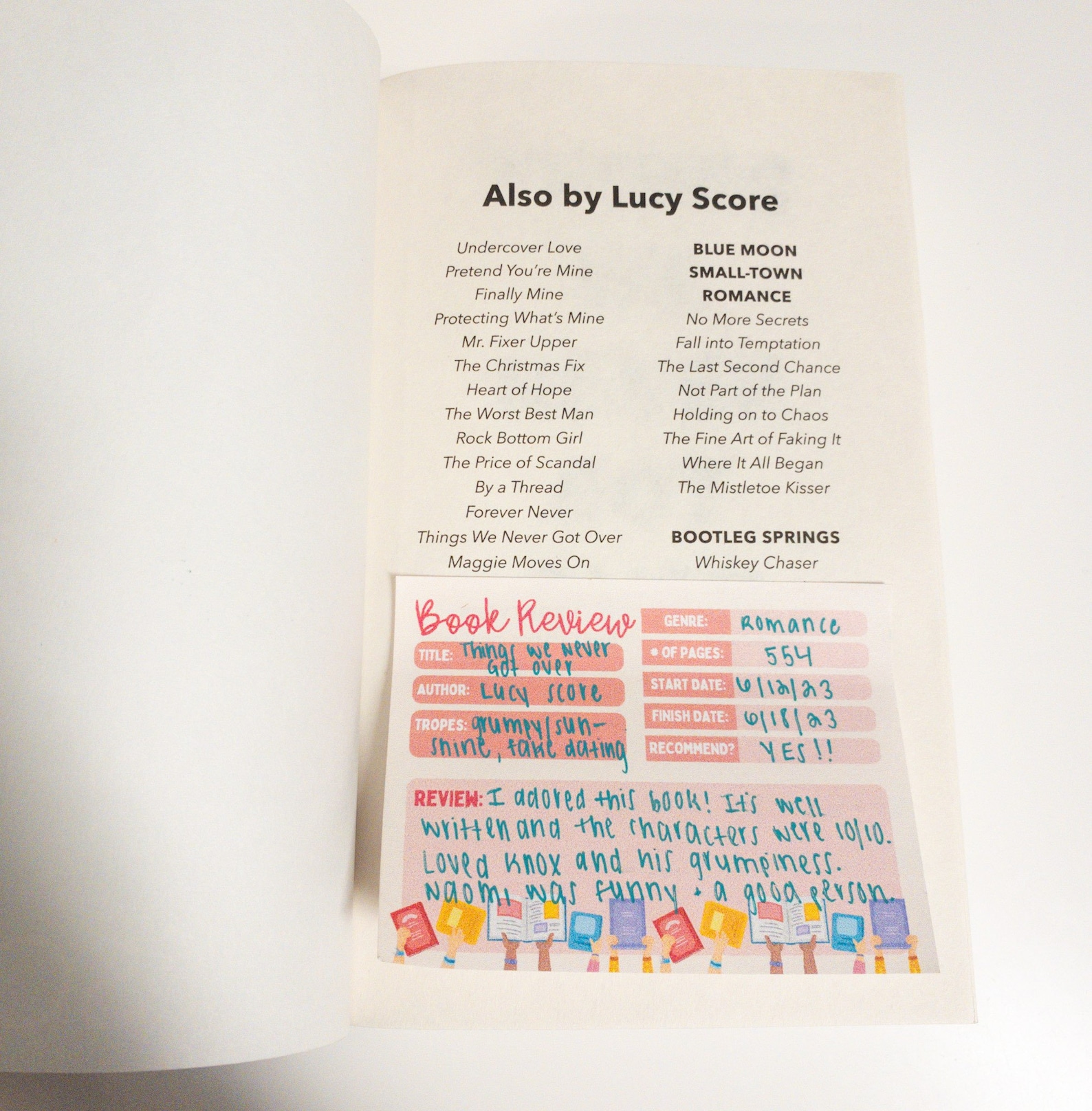 Book Review STICKY Notes, 50 Sticky Notes - Etsy