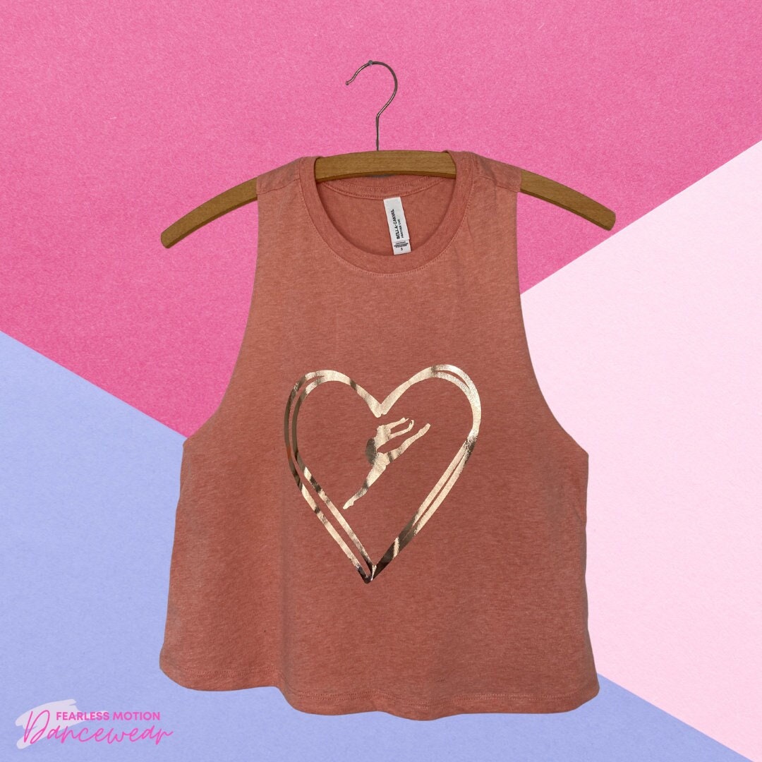 Dancer Cropped Tank Top, Dancer Tank, Jazz Dancer, Teen Cropped Tank ...