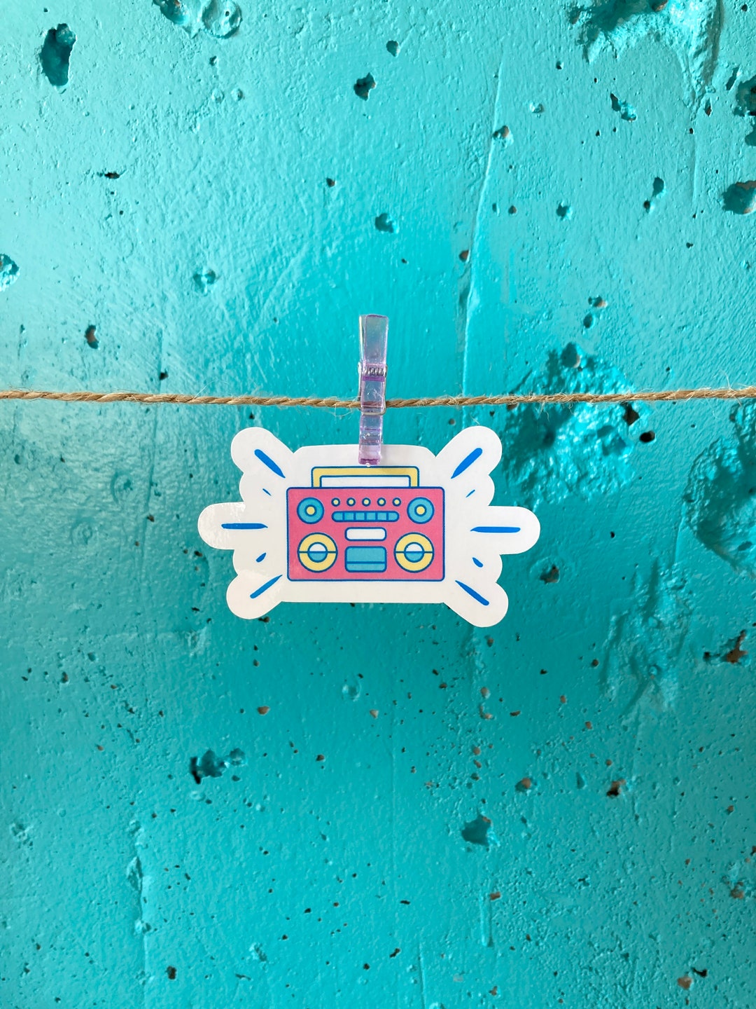 Boom Box Sticker, Music Sticker, Hip Hop Sticker, Kids Sticker, Dance ...