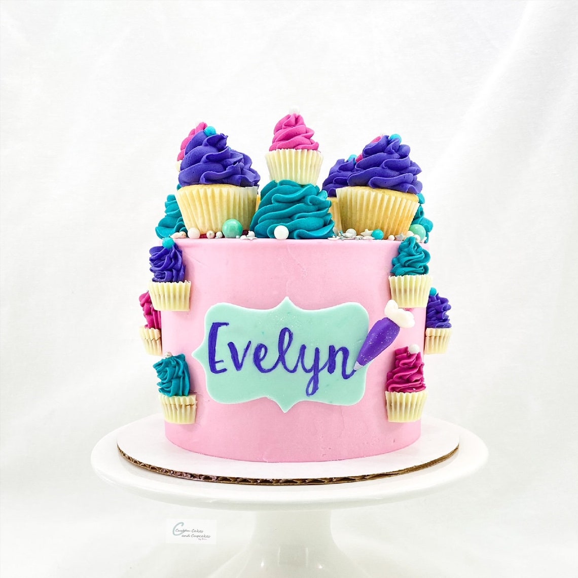 1 Alphabet and Number Embossing Stamp Set in SARAH Font for Cake ...