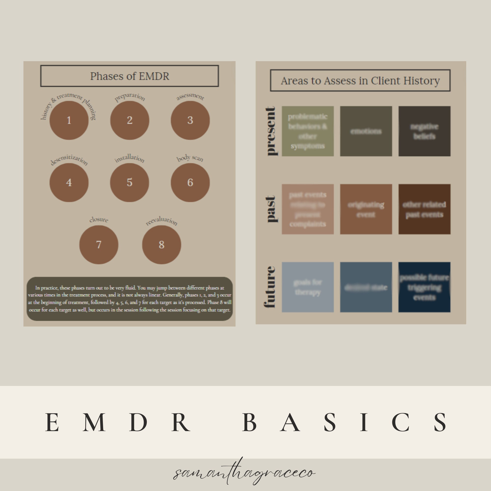 EMDR Psychoeducation Manual - Etsy