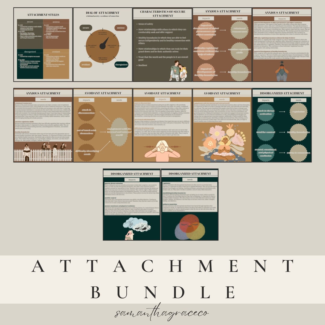 Therapist Tools - Attachment Bundle - Etsy