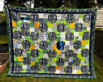 Seahawks Quilt - Etsy