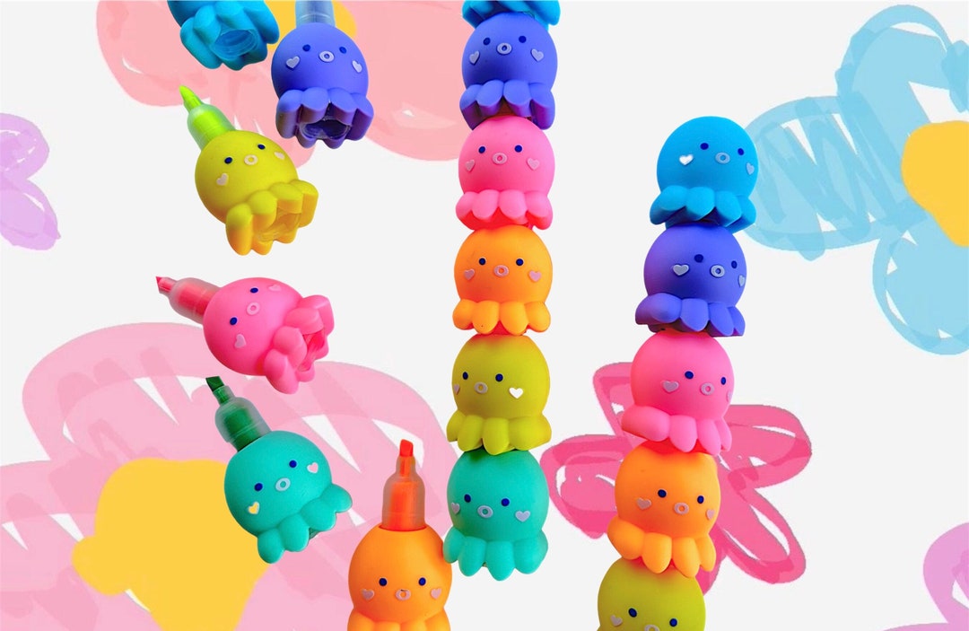 Jumbo Octopus Highlighters - Etsy