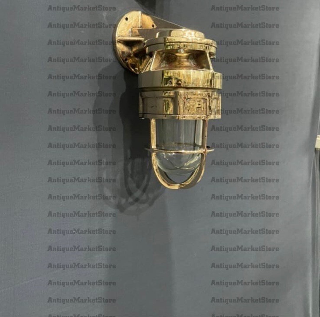Sealift Brass Explosion Proof Ships Wall Light - Etsy