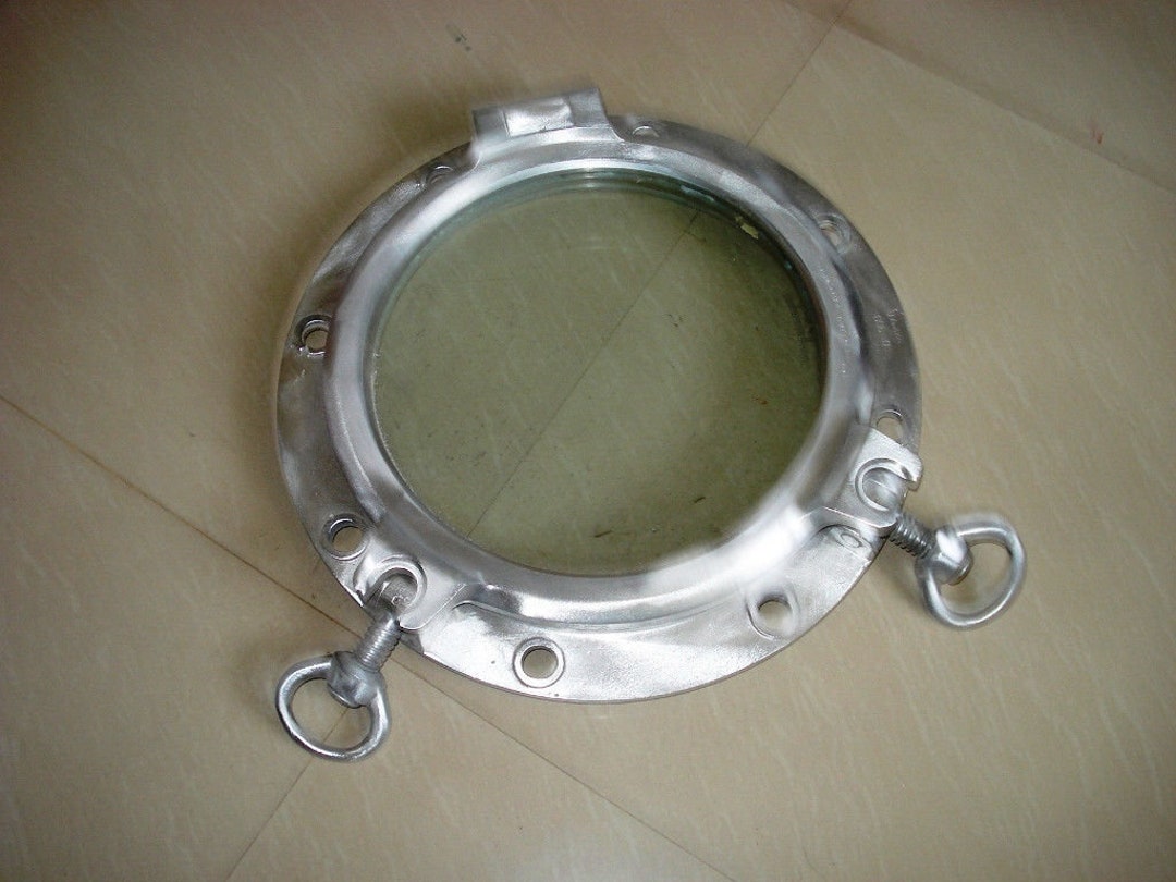 Aluminum Ships Porthole Mirror Round Nautical Wall Decor 15'' Inch - Etsy