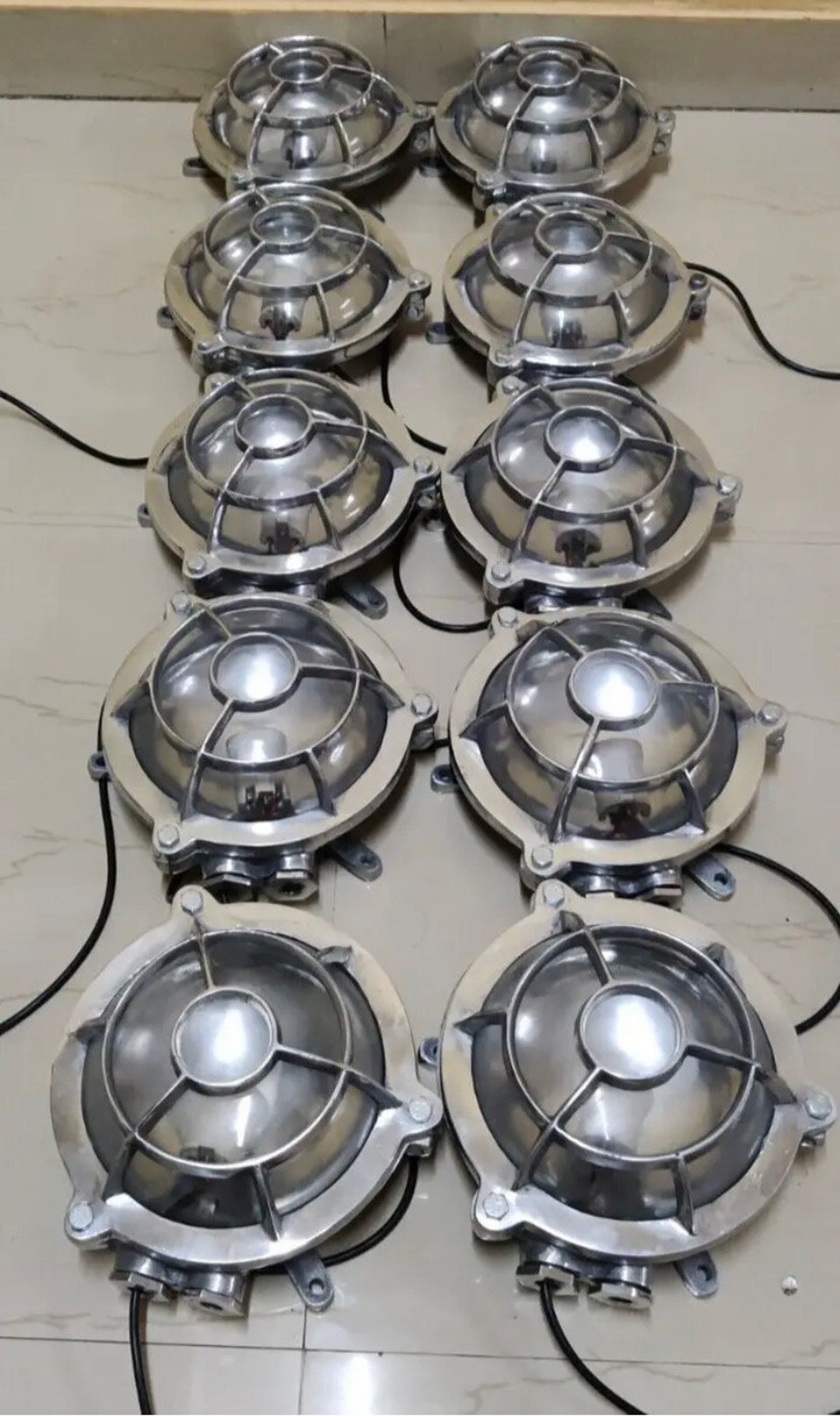 Reclaimed Cargo Tanker Ships Alluminium Bulkhead Lights With the Target ...