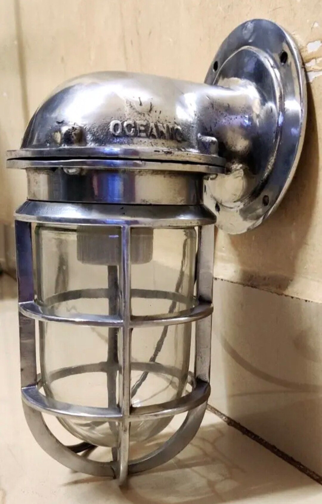 Nautical Marine Cargo Ship Aluminium 'oceanic Wall Light - Etsy