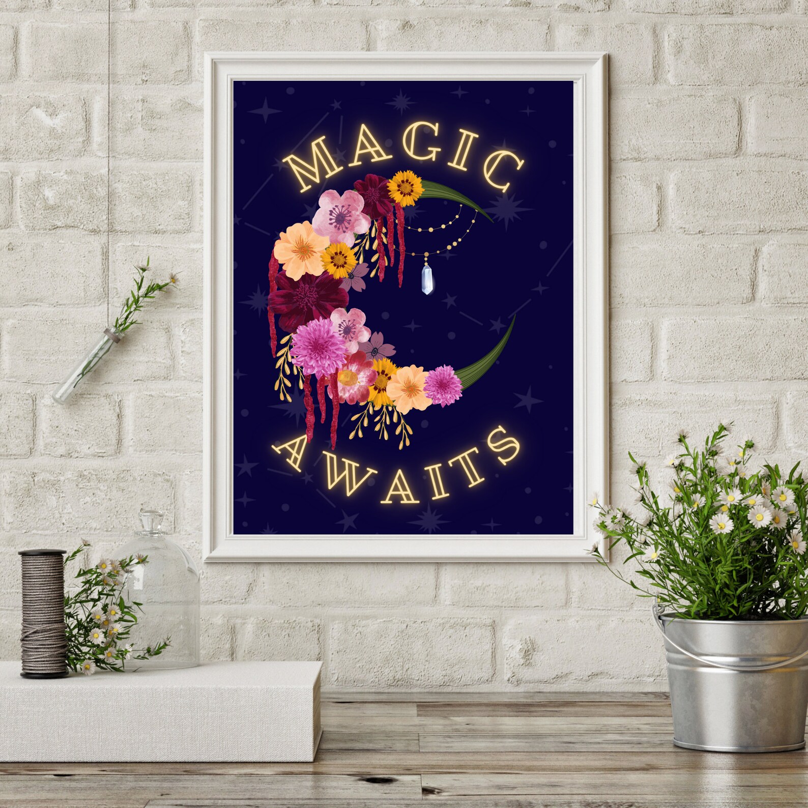 Witchy Wall Decor Printable Poster, Witchy Room Decor, Celestial Art ...