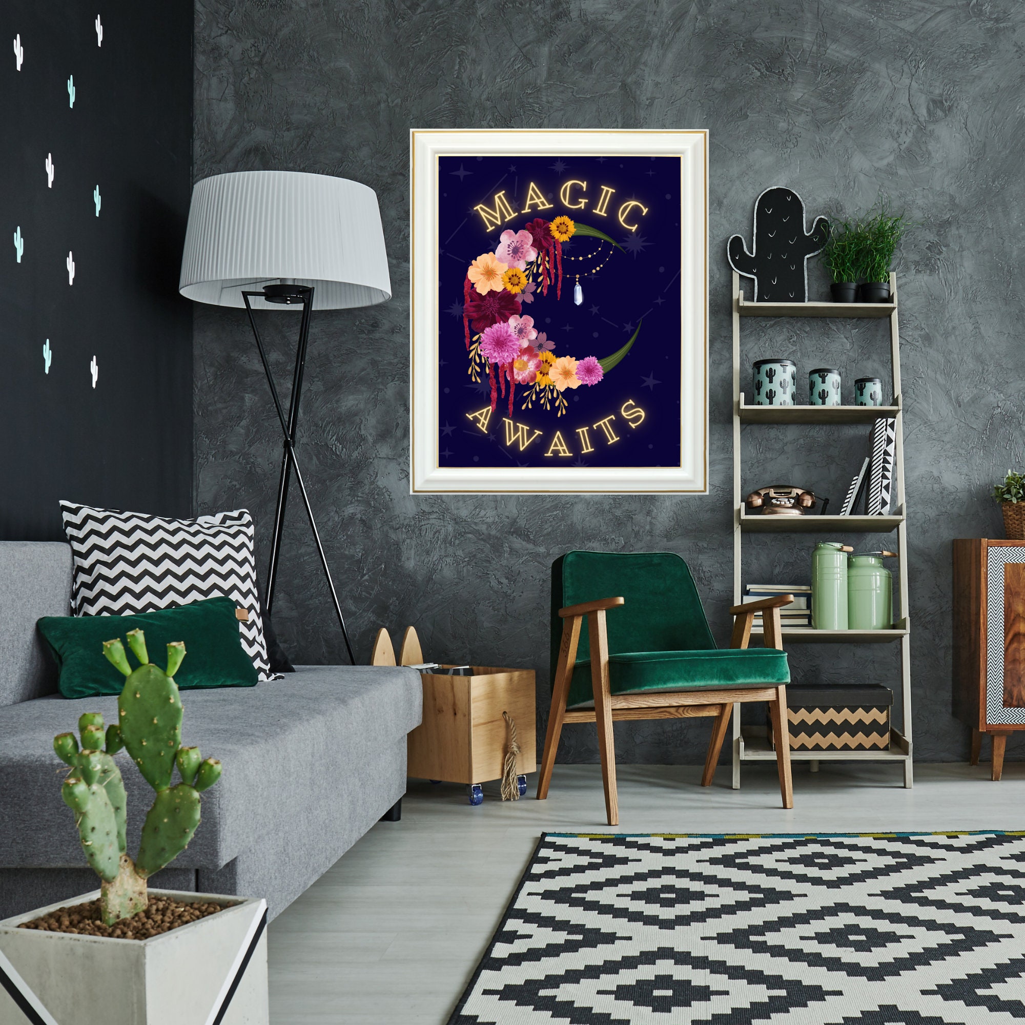 Witchy Wall Decor Printable Poster, Witchy Room Decor, Celestial Art ...