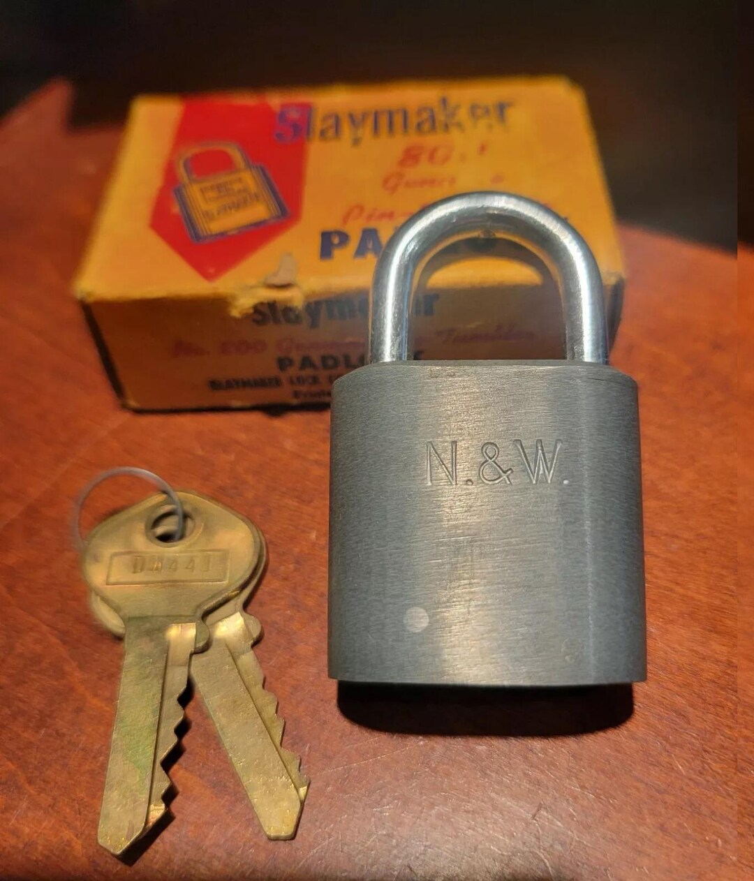Vintage Slaymaker No.800 Padlock N. W. New in Box Norfolk & Western - Etsy