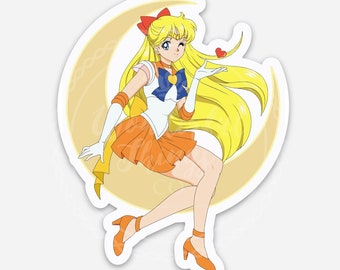 Sailor Venus Vinyl Sticker - Etsy