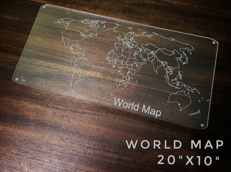 Dry Erase World Map Tracing Country Names Practice Tracing - Etsy