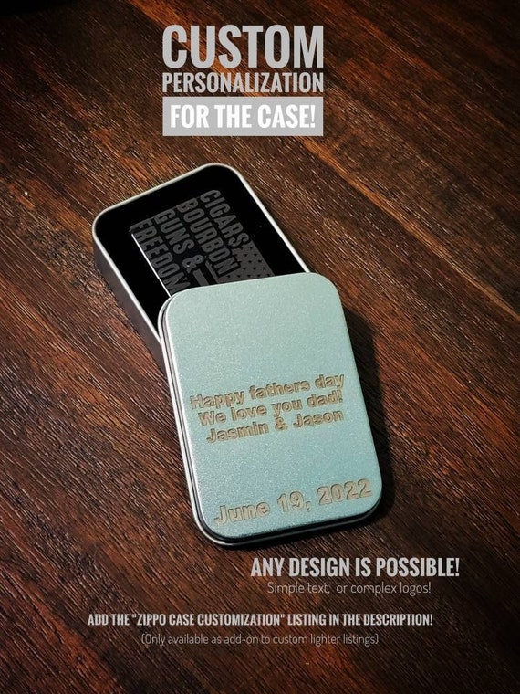 ZIPPO Case Customization must Be Purchased With Zipp - Etsy