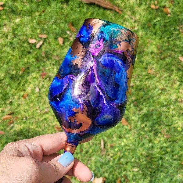 Ombre Wine Glass - Etsy