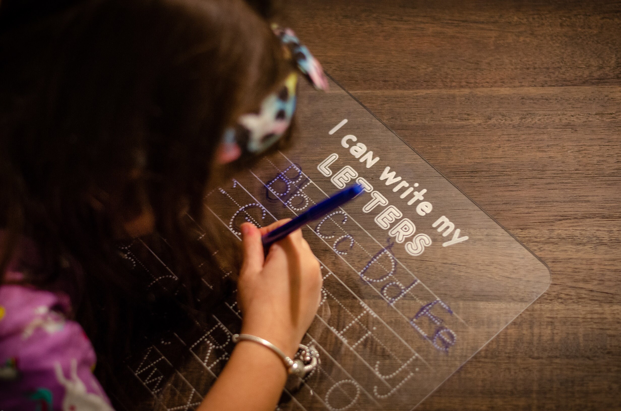 Dry Erase Letter Tracing Tracing Board Letter Practice - Etsy