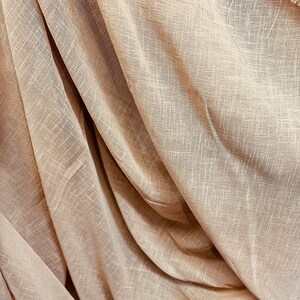 Gold 120” Poly Linen Shear Super Soft Gauze Made in Italy Designer ...