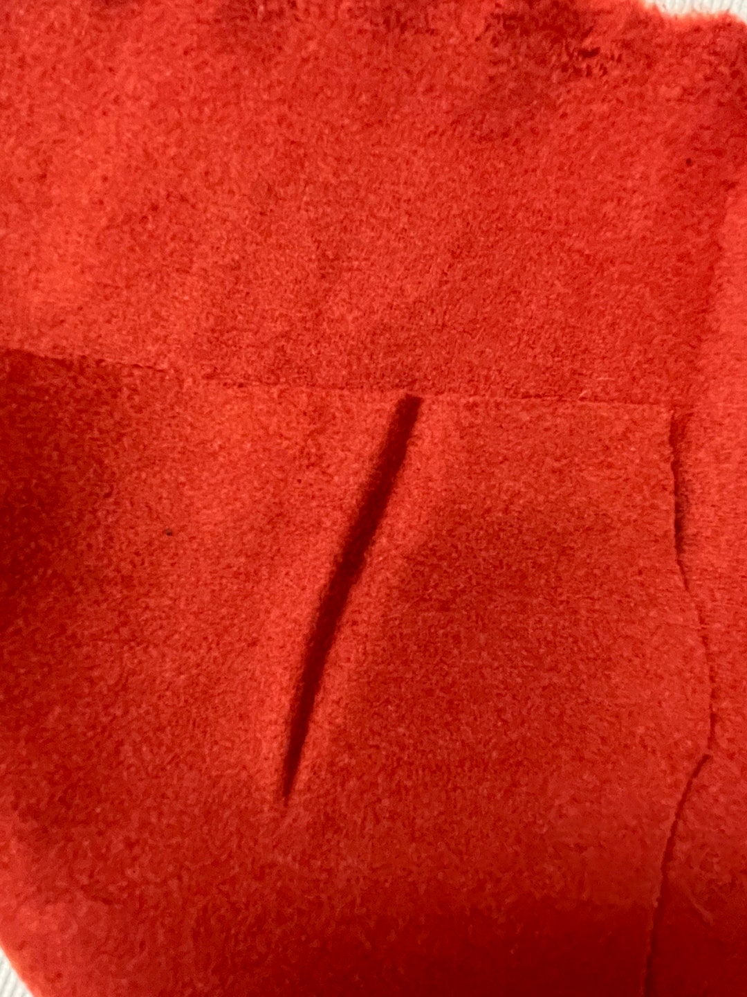 Rust Orange Wool Cashmere 18 Onz Fabric Great for Jacket Pillow Cover ...