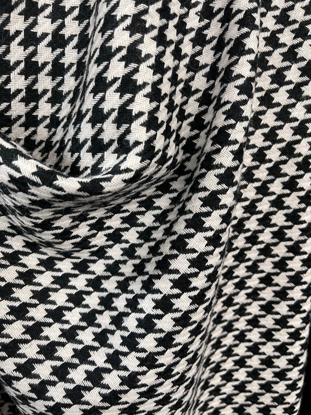 Designer Houndstooth Spandex Scuba Great for Dress and Much More - Etsy