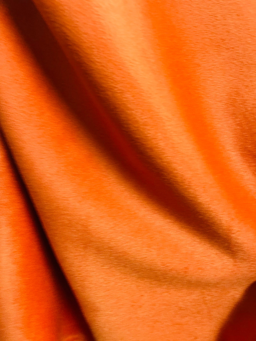 Orange Cashmere Alpaca Blend Fabric, Italian Designer Material - Etsy