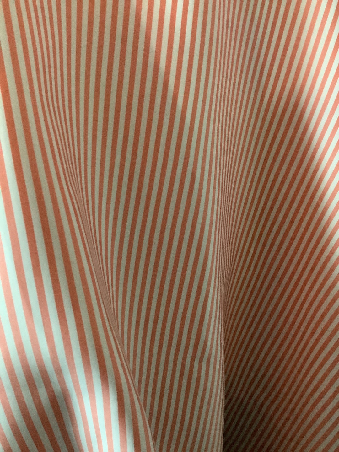 Peach Stripped Neoprene Scuba Fabric for Dress Jacket Skirt and Much ...