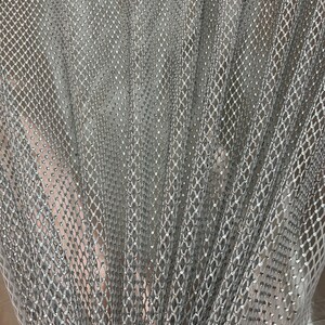 Silver Swarovski Full Stone Lace Made in France Great Fabrics for Dress ...