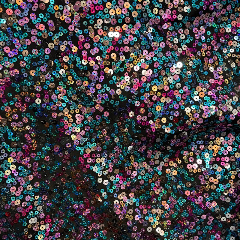 Wool Fabric With Sequins - Etsy