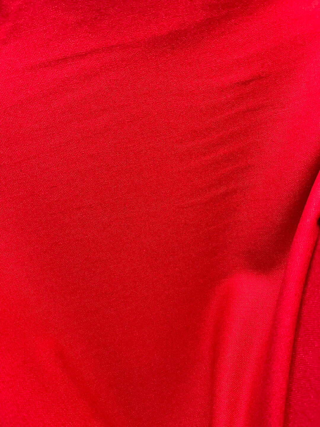 Valentines Roter Woll-Kaschmir-Stoff : Weiches Designer-Material - Etsy ...
