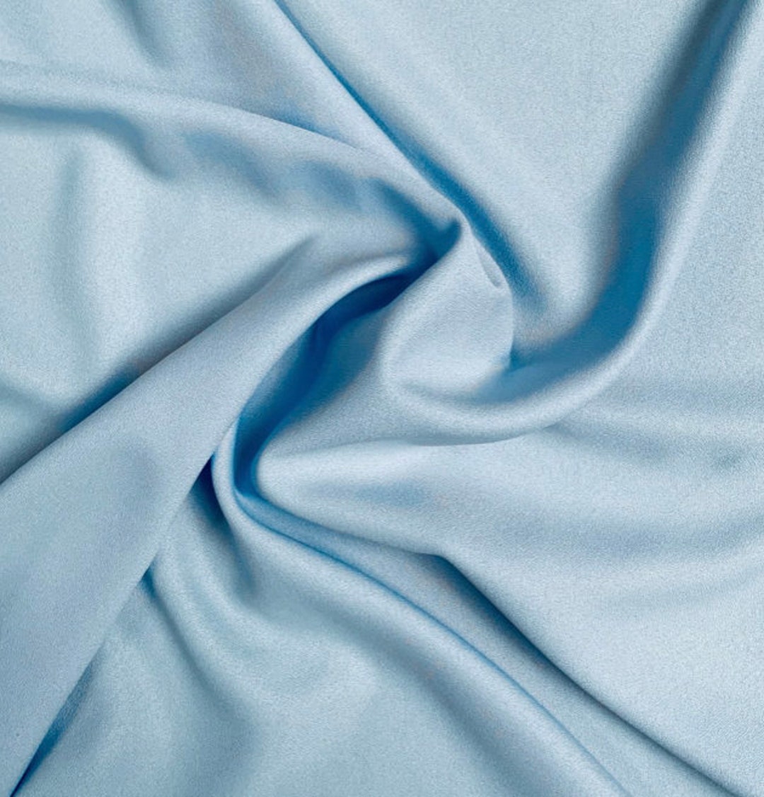 Baby Blue Odessa Crepe Stretch Made in Italy - Etsy