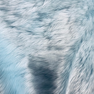 Babe Blue FAUX FUR Rabbit Fell Made in England - Etsy