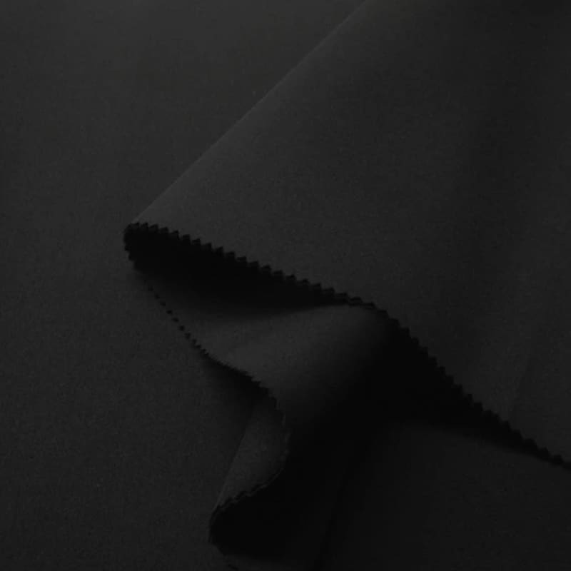 Black Knit Print Fabric - Etsy